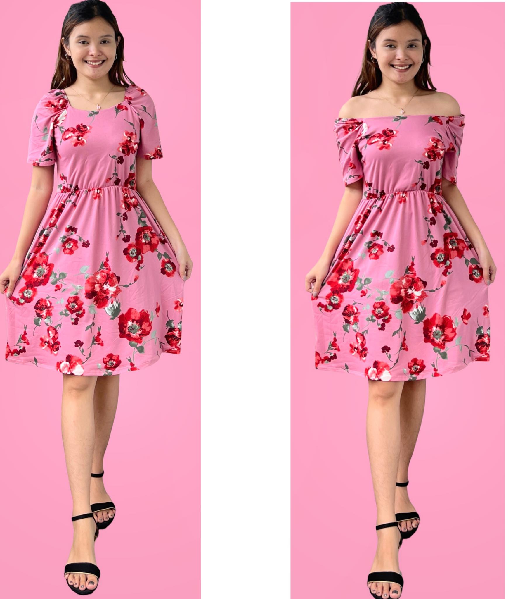 Ritz Puff Two (2) Way Dres fit to Medium up to Semi-Large | Lazada PH