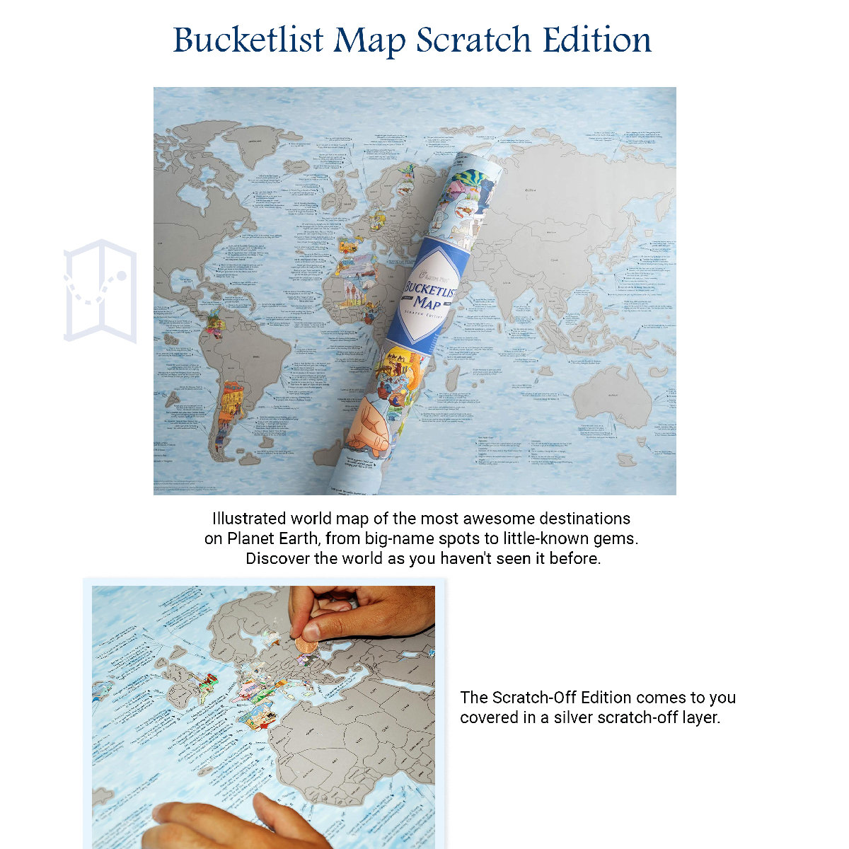 [Smart Kiz] Awesome Map / World Activities Map / DIY Map / Illustration ...