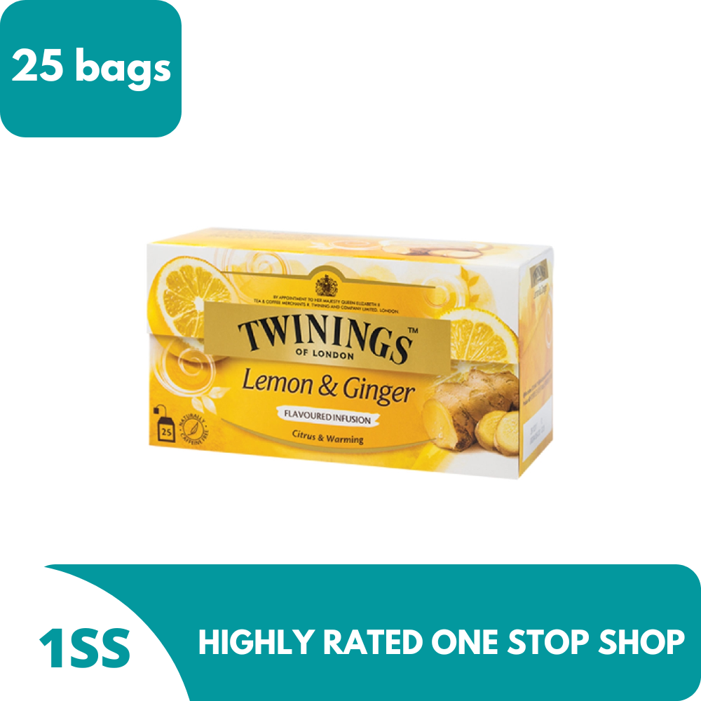 Twinings Lemon & Ginger Tea 25 bags | Lazada PH