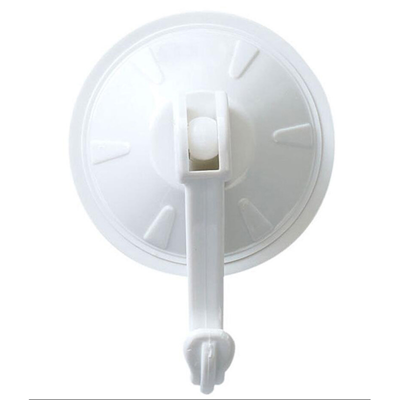 1 White 7.6cm Large Suction Cup Hook Vacuum Hook Powerful Suction Cup ...