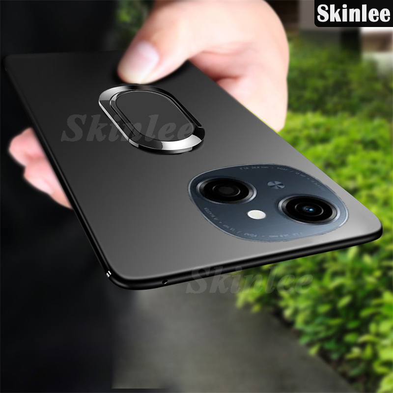 Phone case For （ Tecno Spark Go 1 ） Back cover Finger Metal Ring ...