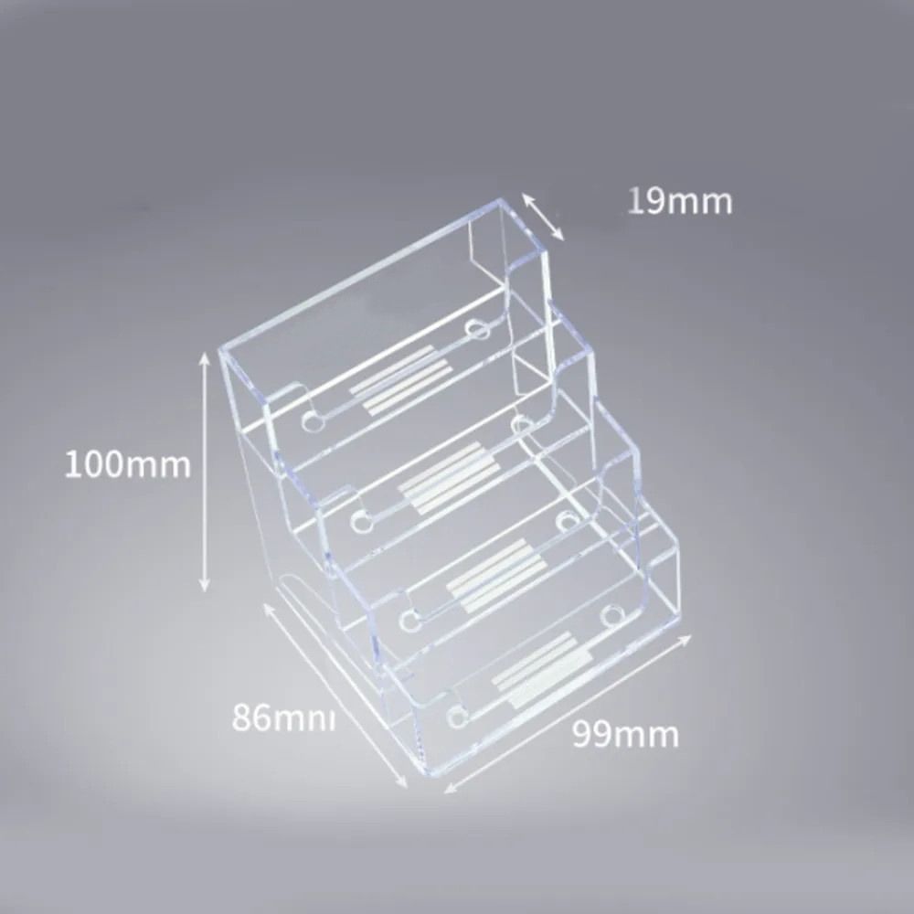 Plastic Desktop Table Organizer Desk Shelf Box Four-compartment ...
