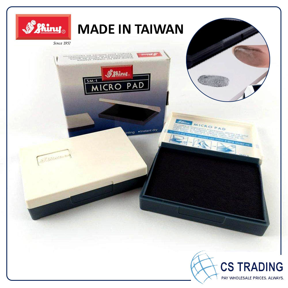 [MADE IN TAIWAN] SHINY SM-1 SM-2 Finger Thumb Print Pad / Thumb Print ...