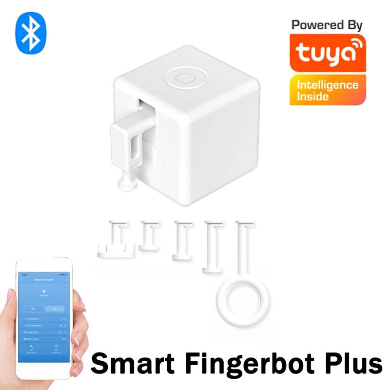 TUYA Smart Fingerbot Plus+Toolkit Bluetooth Switch Component Bot Knop Pusher Smart Home Smart ...