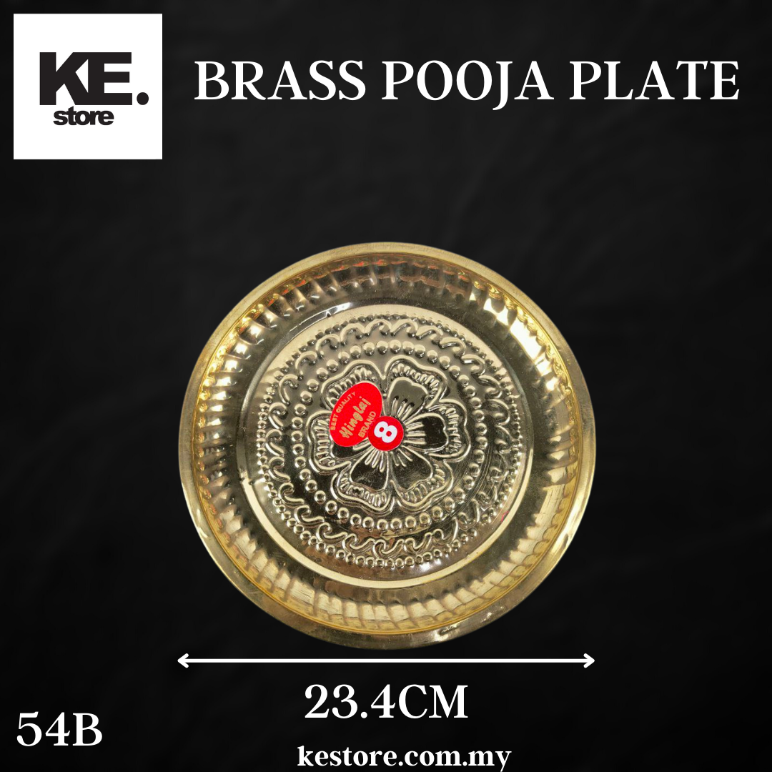 POOJA PLATE/BRASS/THAMBALAM/DECORATION/KE^54 | Lazada