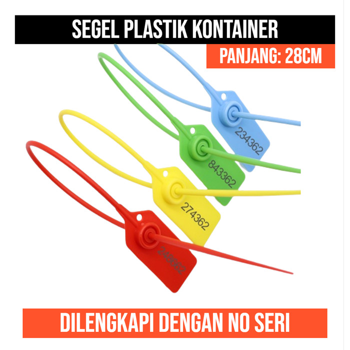 Segel Plastik Kontainer Box Plastic Seal Koper Container Tag No Seri ...