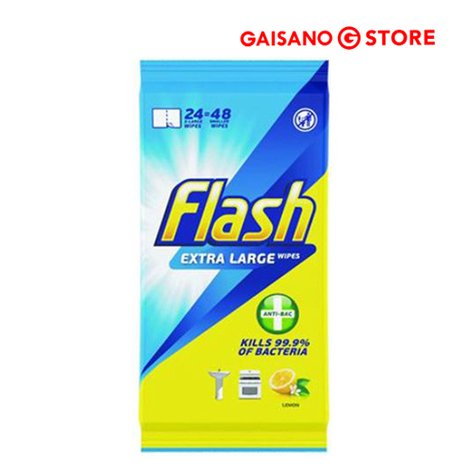 Flash Extra Large Wipes Lemon 24's | Lazada PH
