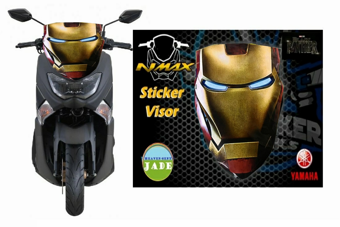 Yamaha NMAX IRONMAN Visor Sticker | Lazada PH