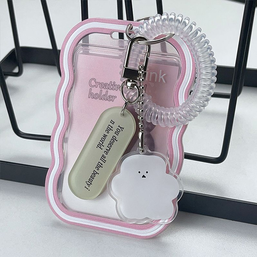 Nametag Gantungan Id Card Plastik Frame Id Card Holder Transparan Name ...