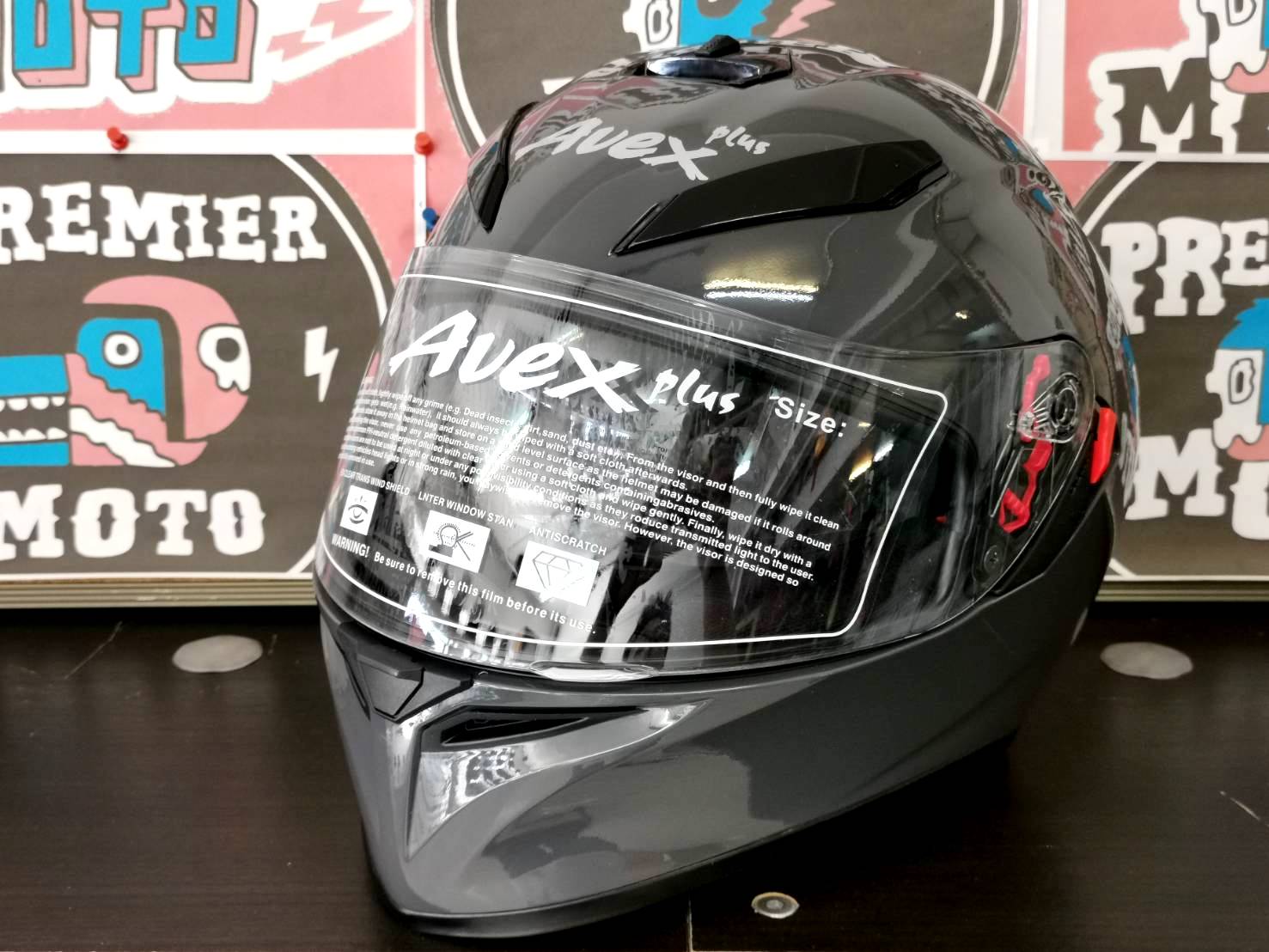 หมวกกันน็อค Avex Plus K9 Gray Sport เทา ทหารอากาศ | Lazada.co.th