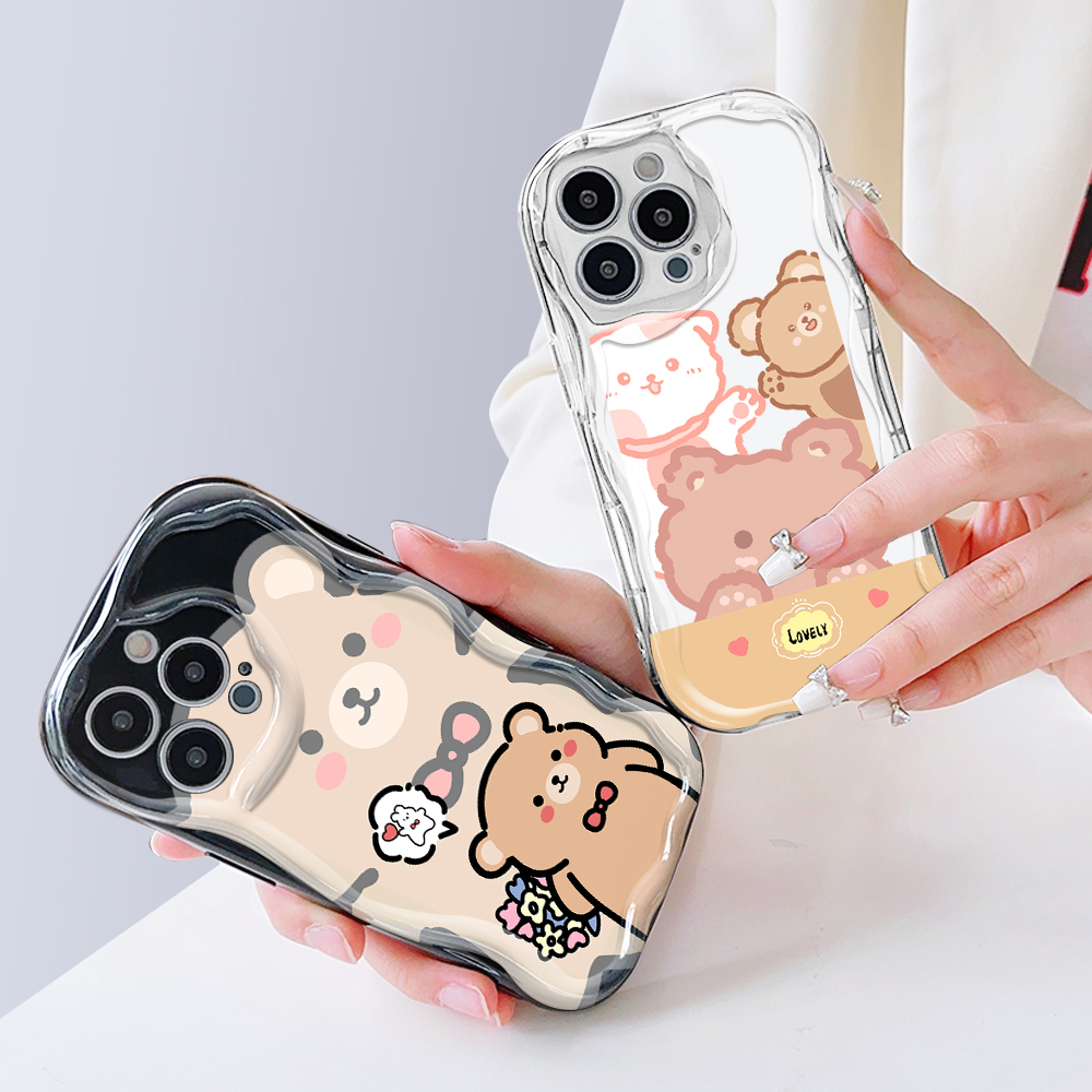 YYDS for Vivo V21E Y73 2021 Back Cover Cute Little Bear Case Cream ...