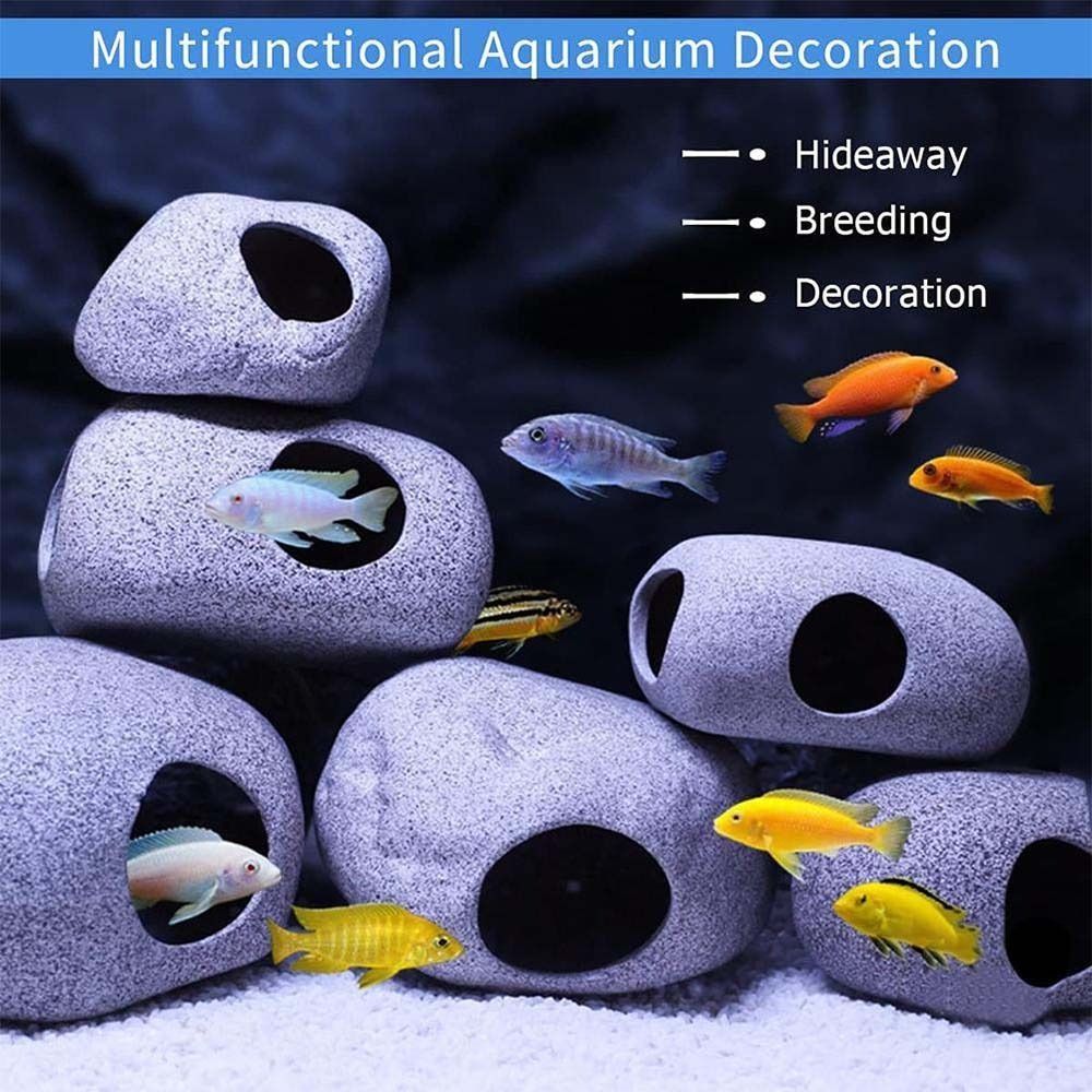 Breeding Hiding Pond Landscaping Aquarium Decoration Hideout Aquarium ...