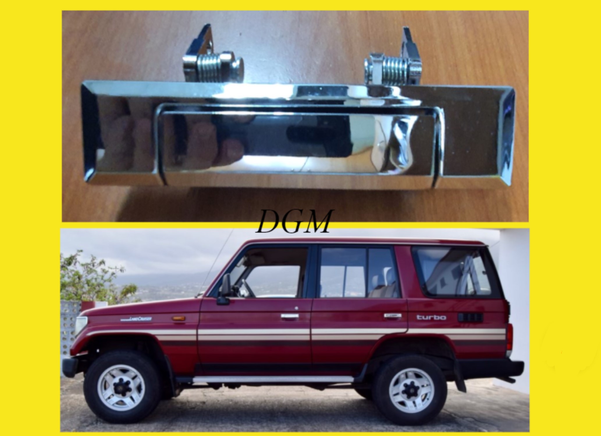 Toyota Land Cruiser RJ77 LJ79 1991Y Door Outer Handle (Chrome) | Lazada