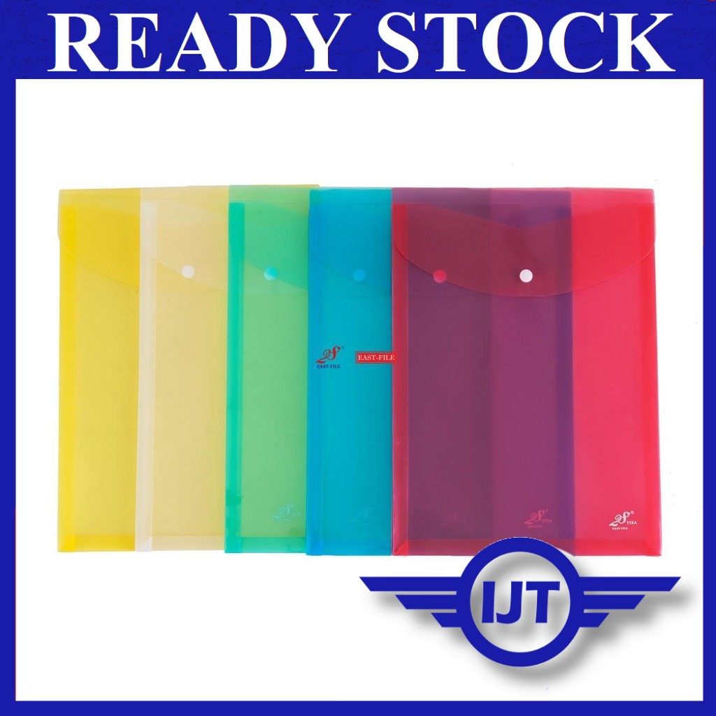 EAST-FILE 115A Document Holder / Document File A4 Size With Button ...