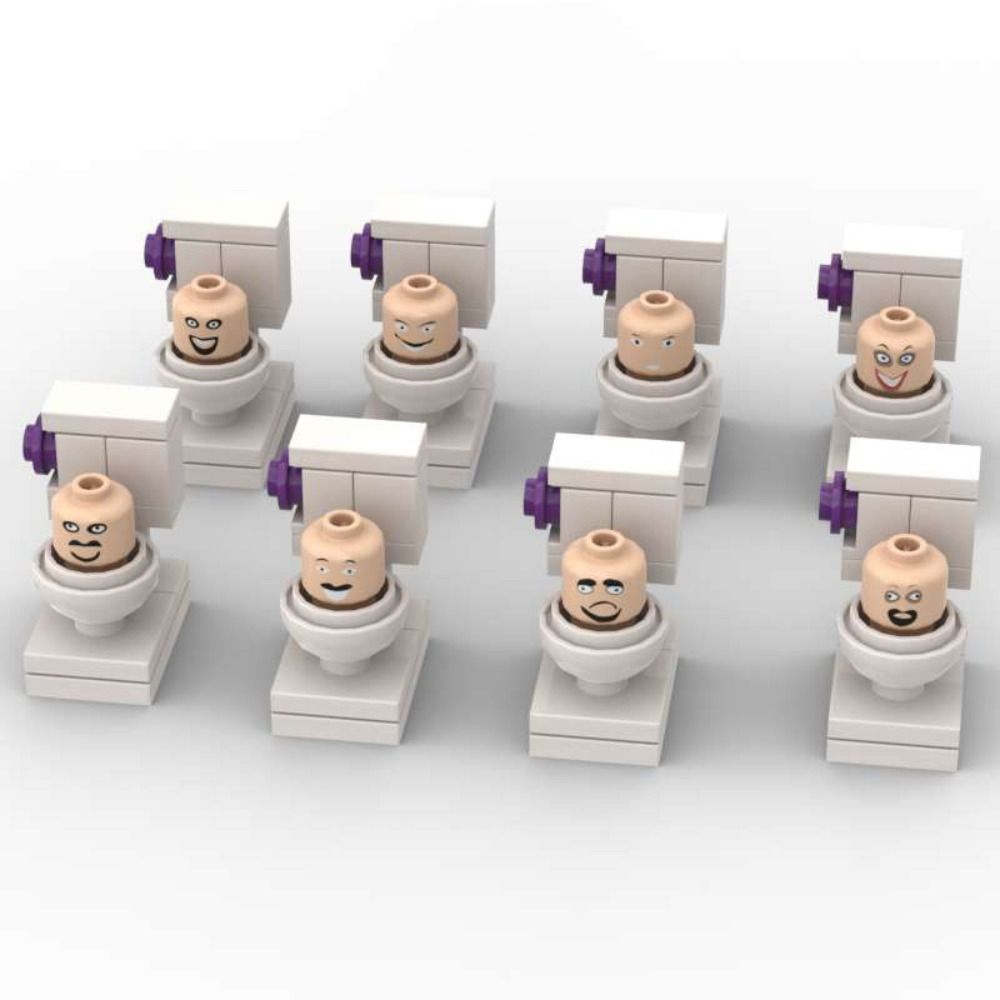 GESTURE Skibidi Toilet Skibidi Toilet Man Building Blocks Speakerman ...