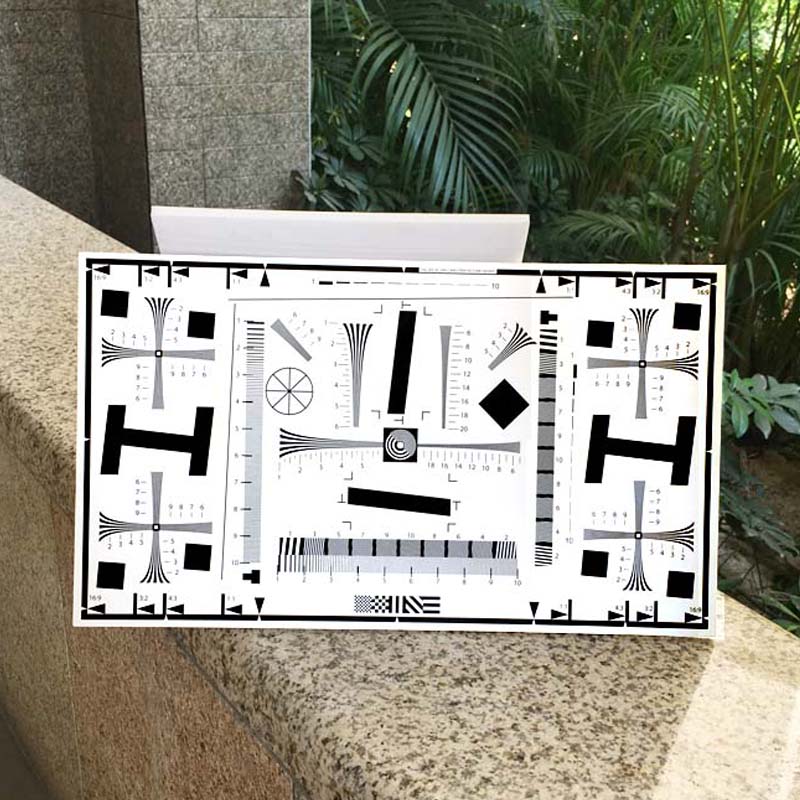 Camera color card resolution test card focusing Chart film SFR image ...
