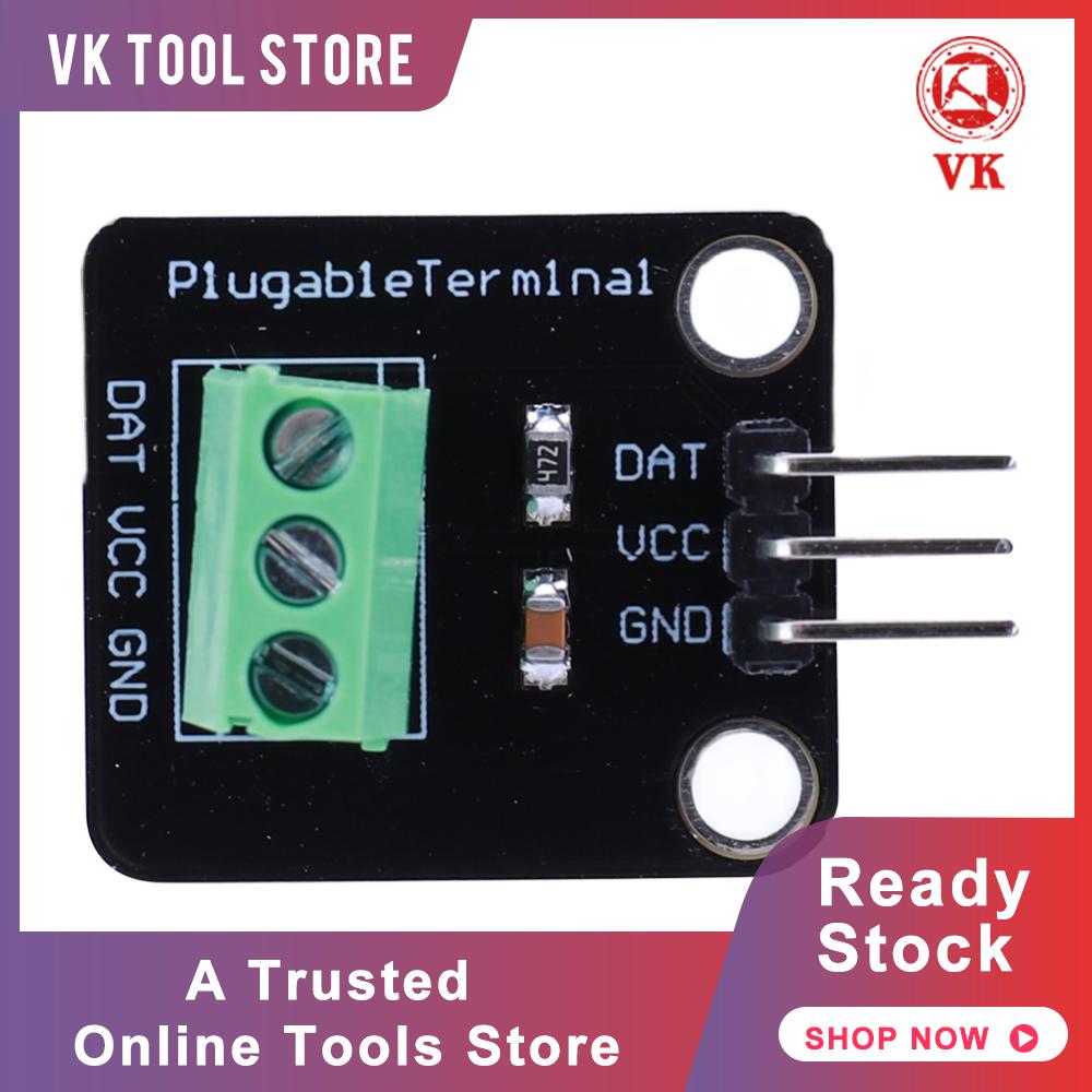 DS18B20 Terminal Adapter Module with Waterproof Probe Temperature ...