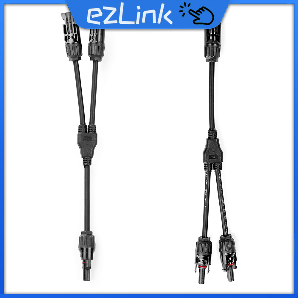 MC4 Branch Y Adapter Connectors Cable Connector Connector 3 Way plug ...