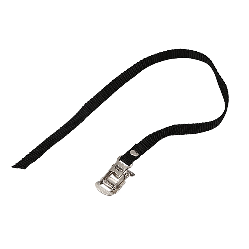 2 Road/Mountain Bike Pedal Replacement Cycle Toe Straps Black Nylon ...