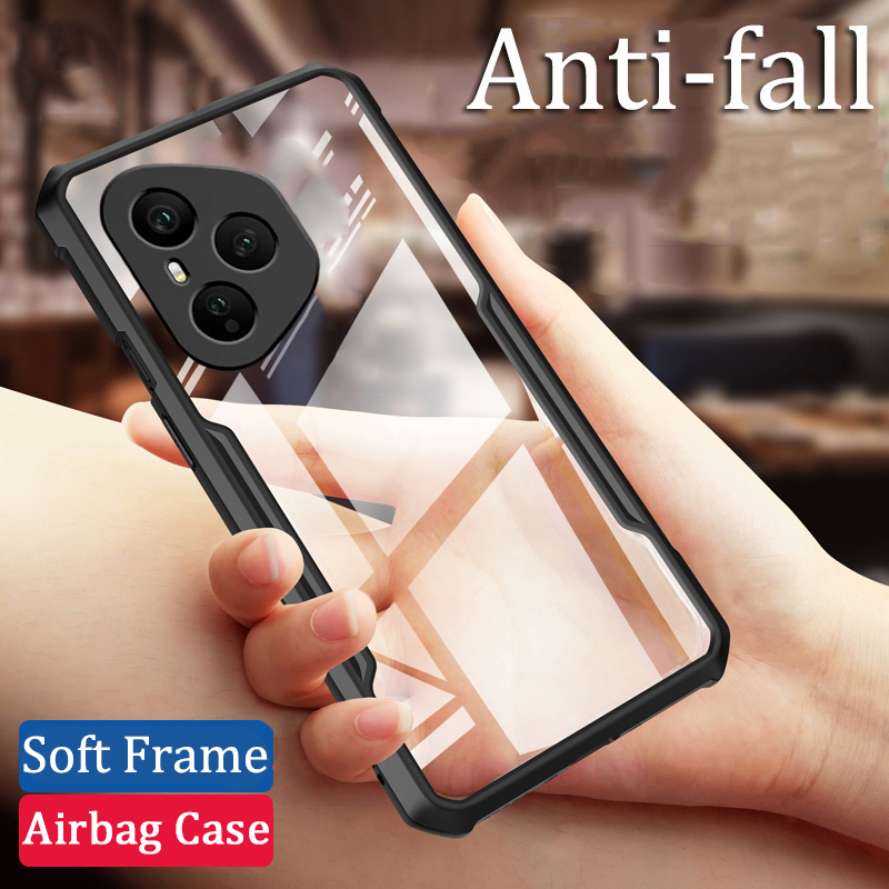 For Honor 400 Phone Case Air Cushion Soft Silicone Clear Transparent ...