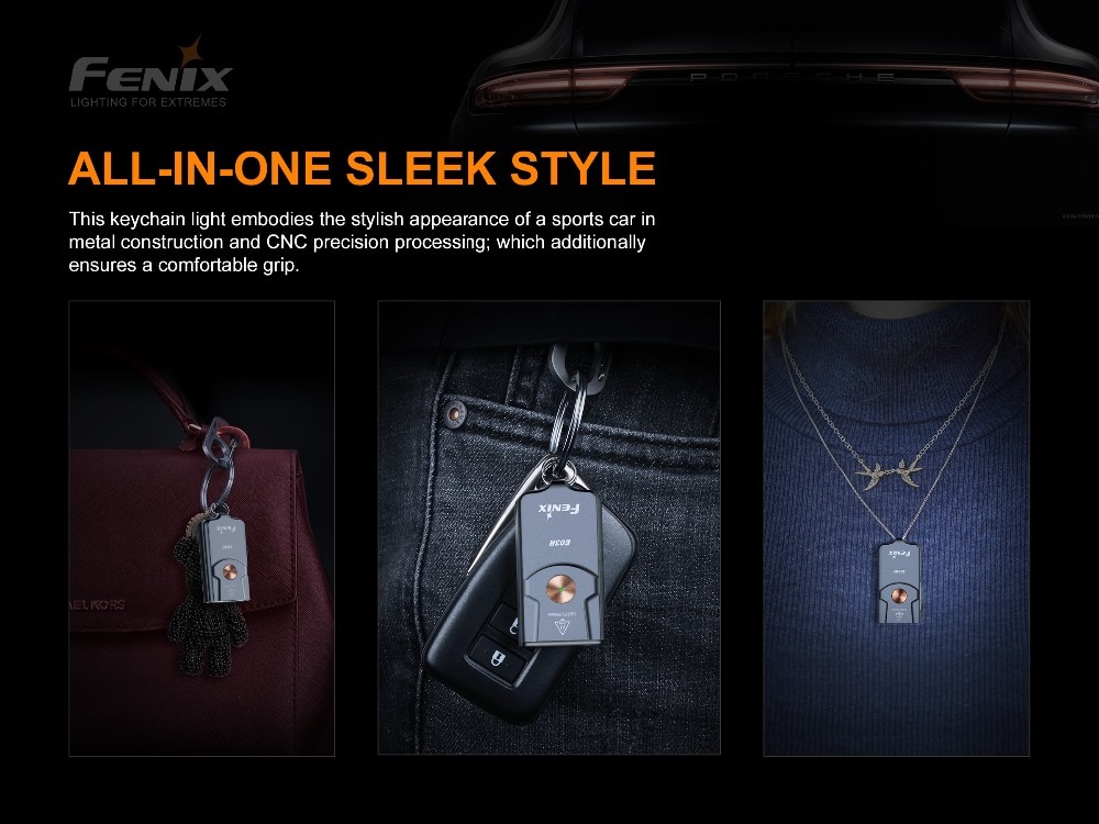 Fenix E03R 260 Lumens LED Keychain Flashlight - Enjoy the outdoors ...