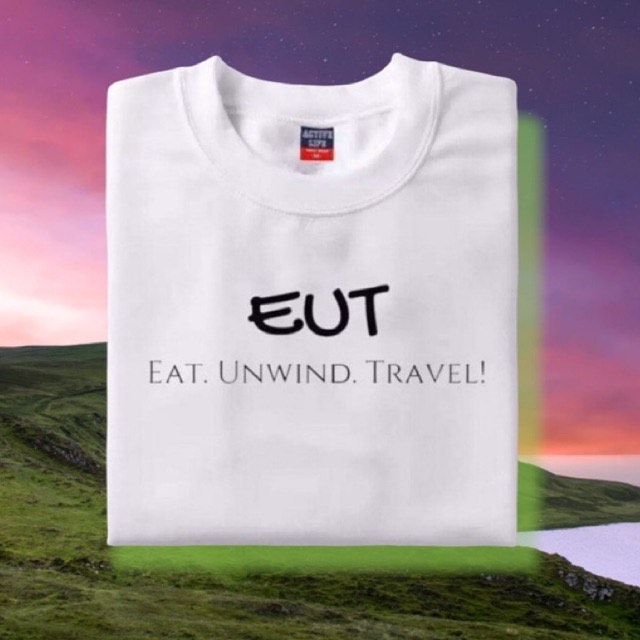 EUT Eat Unwind Travel Oversized Aesthetic Statement Shirt/Tshirts ...