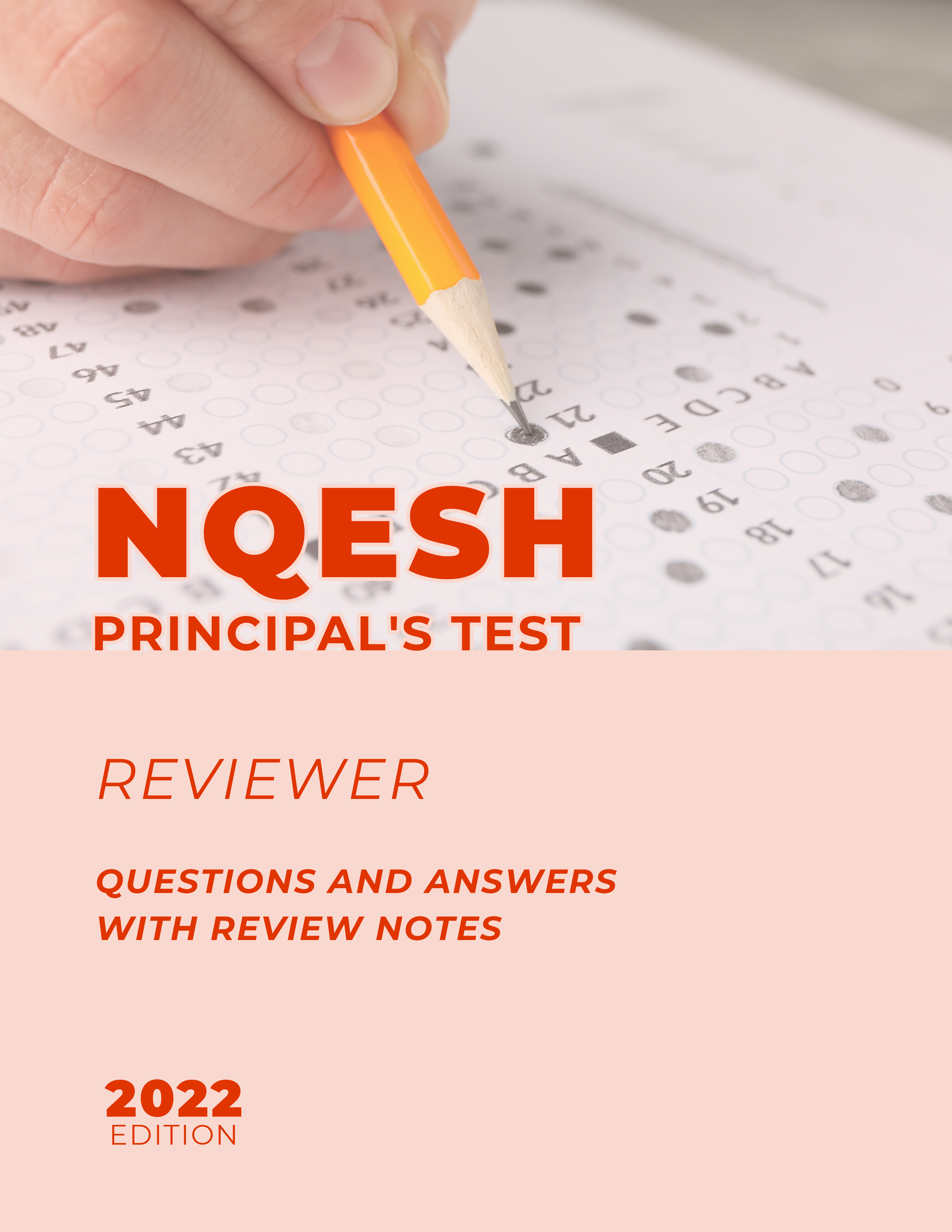 NQESH Principal's Test Reviewer (2022): Notes and Sample Questions ...