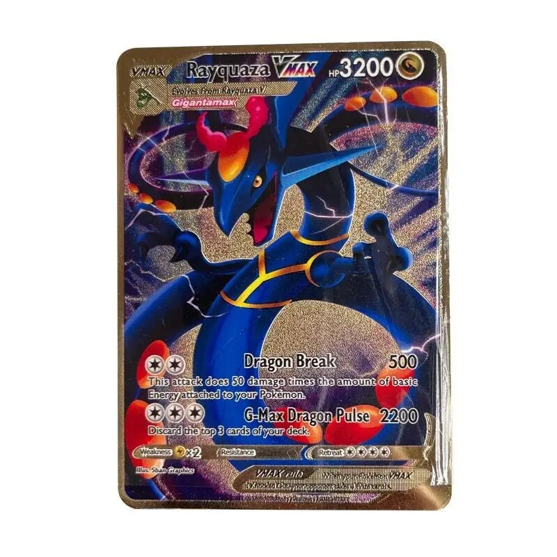 DGDGB Pokemon English Metal Cards Scarlet Violet Mewtwo Miraidon ...