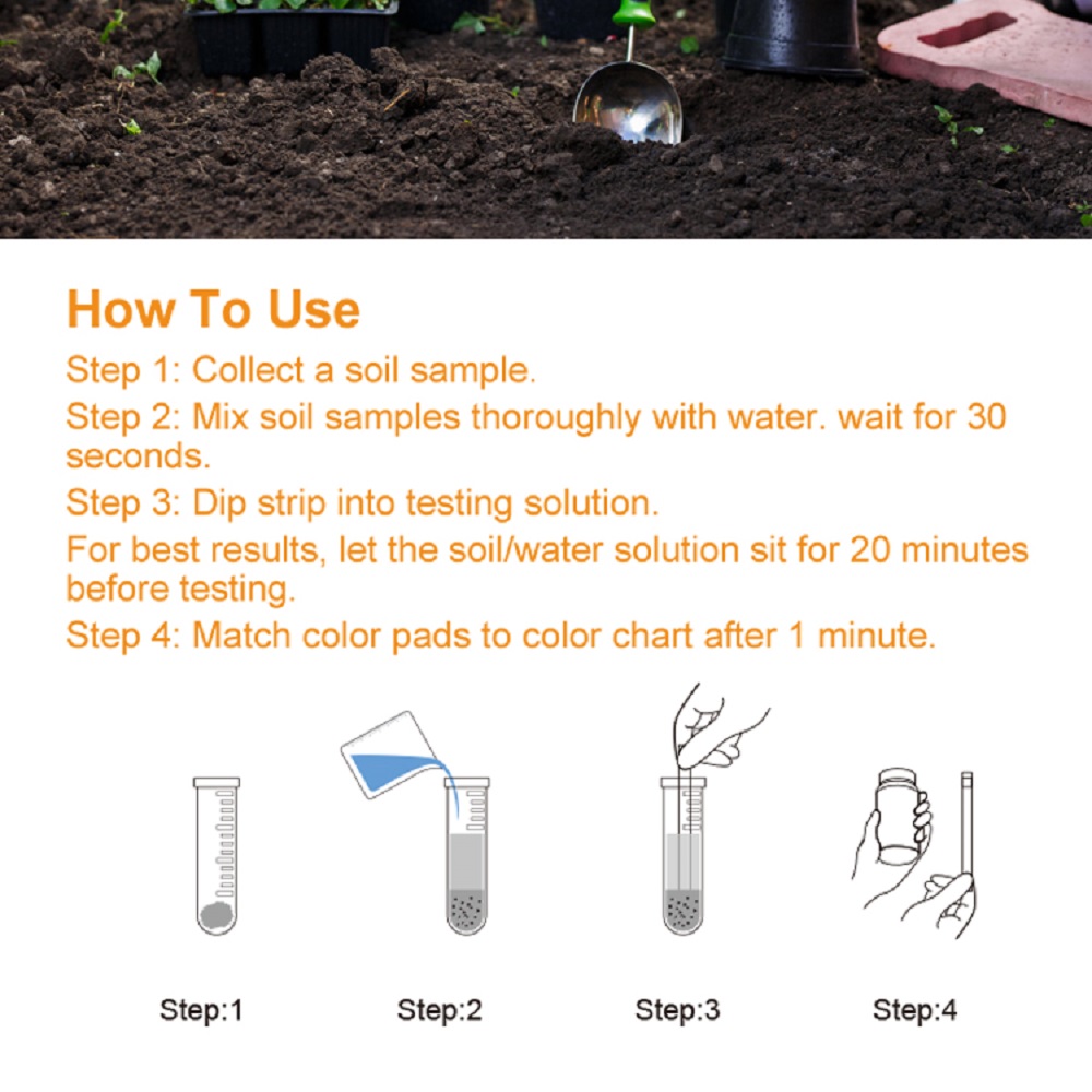 NEW 【Exclusive Discount】Yieryi 100 Strips Soil pH Test Paper 3.5-9.0 ...