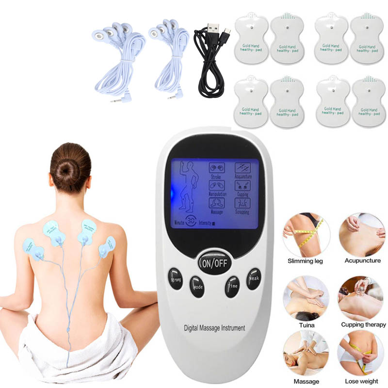 【EcoDealsq】Tens Acupuncture Therapy Machine body pulse muscle Neck ...