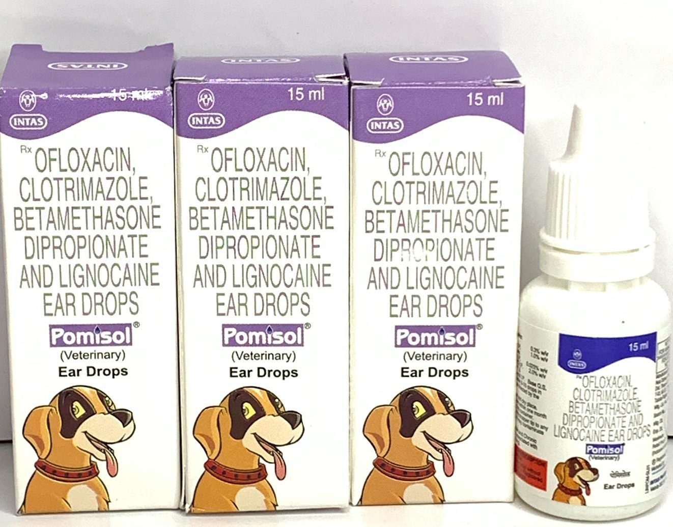 [SOUTH VET] 15ml Pomisol Ear Drops for Dogs/ Papatak sa tenga ng ...