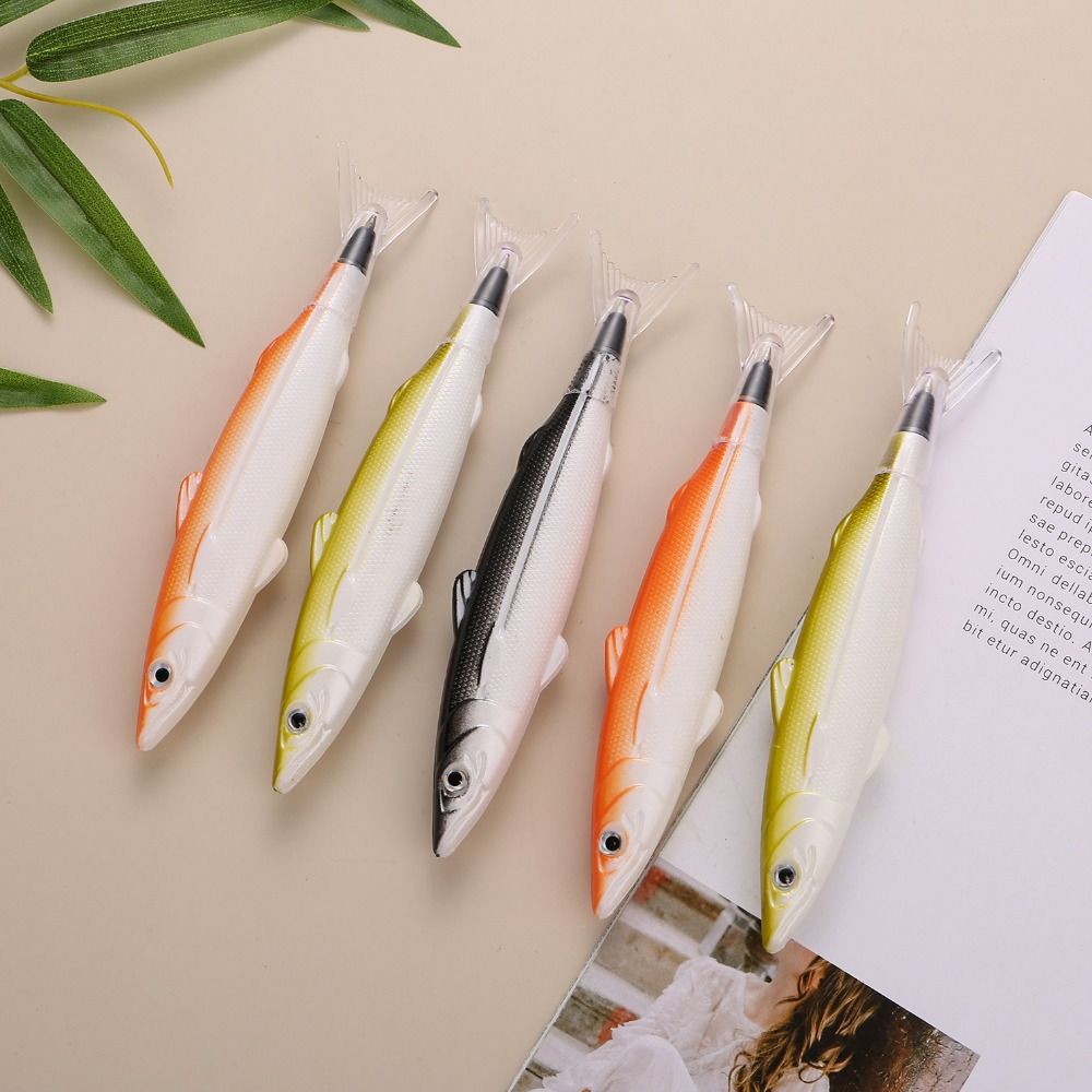 Creative Plastic Fish Shape Ballpoint Pen Salt Shape Fish Writing Gift ...