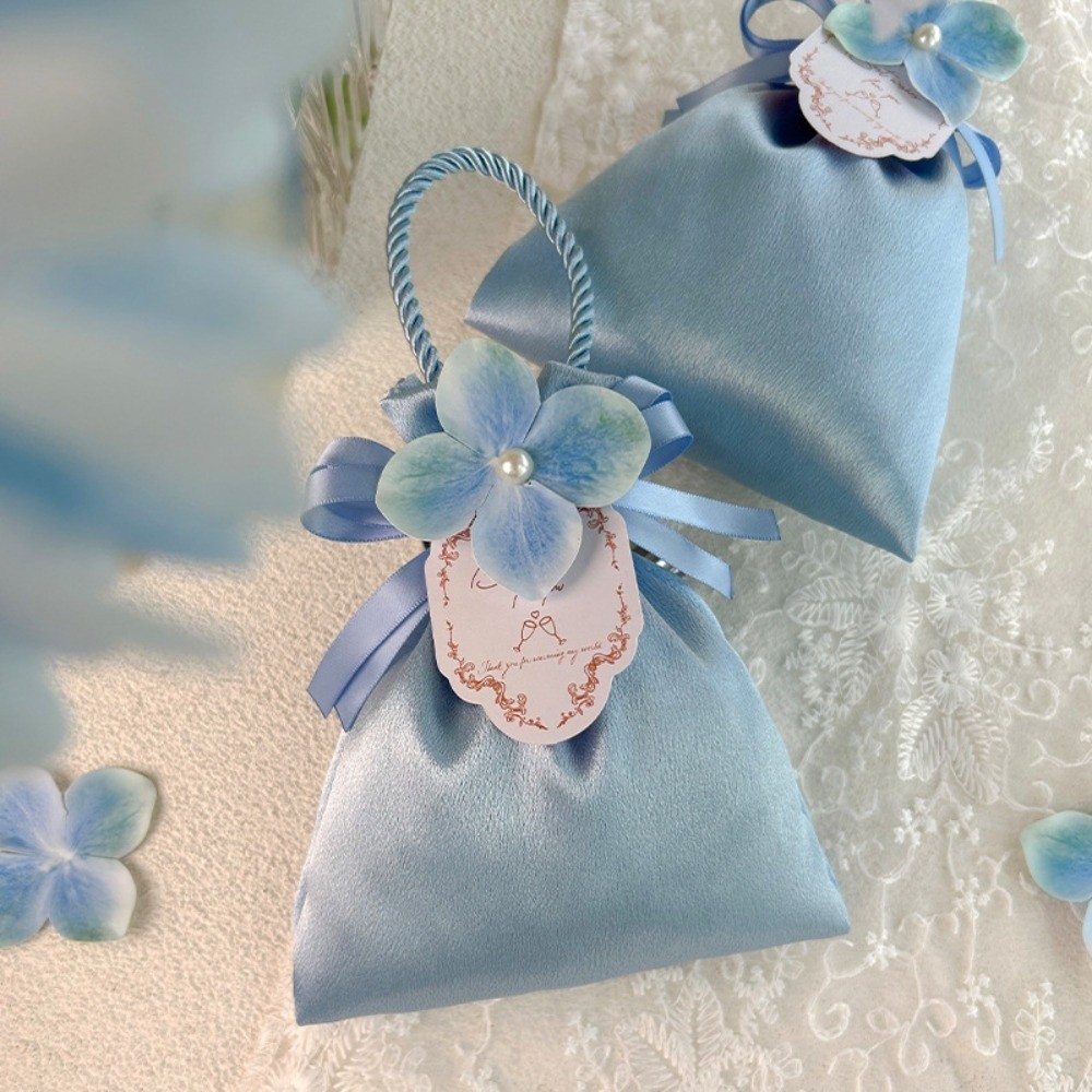 Portable Mini Flower Drawstring Bag Gift Packaging Elegant Wedding ...