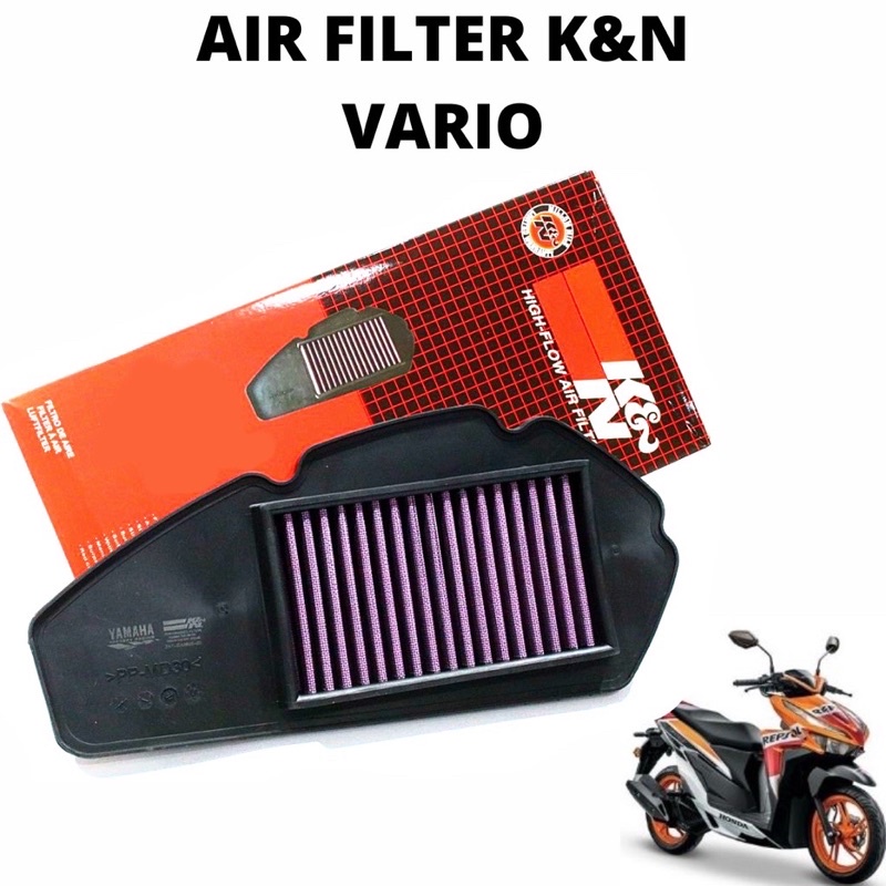 K&N AIR FILTER YAMAHA R25 MT25 R15 MT15 Y15 Y16 LC135 NMAX NVX155 XMAX ...