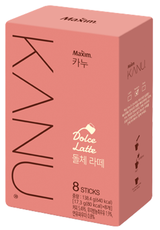KOREA KANU All Latte/Double Shot, Decaf, Tiramisu, Vanilla, Dolce, Mint ...
