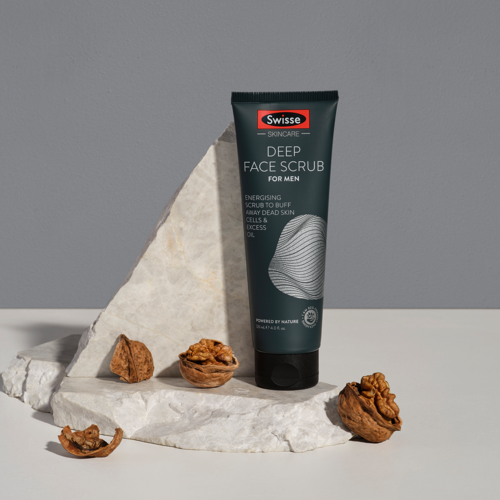 Swisse Charcoal Face Wash For Men 120ml/Deep Face Scrub 120Ml/Daily ...