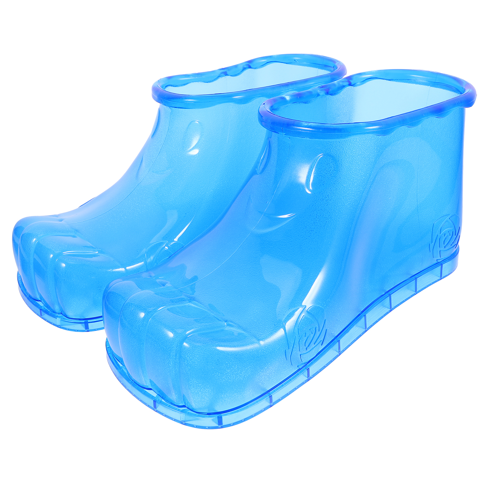 Foot Bath Shoes for Spa Tub Blue Waterproof Soakers Massage Feet ...