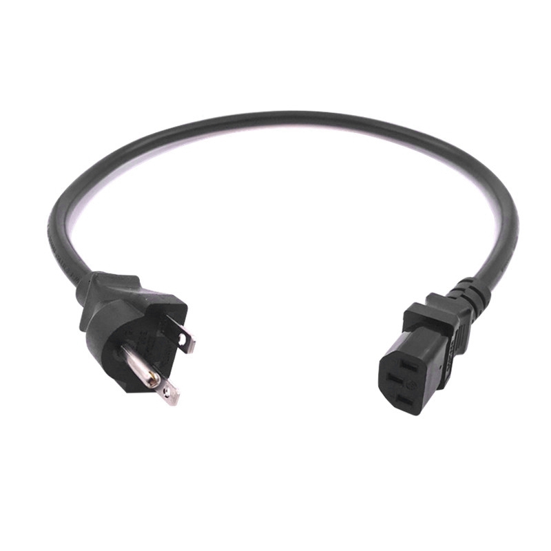 US NEMA 6-15P to IEC320 C13 AC Power Cord, 15A/250V Computer 3X2.08mm ...