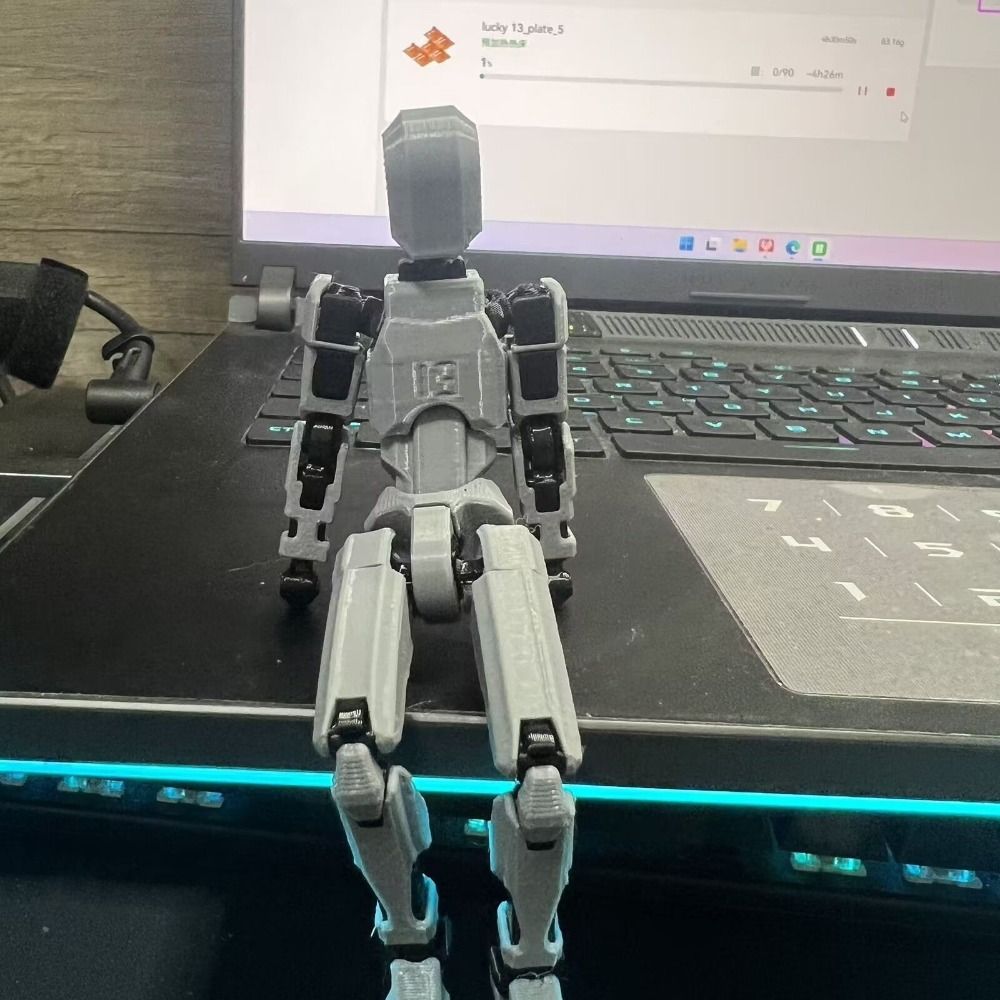 BENNETTGC ABS 3D Printed Mannequin Toy Multi-Jointed Movable Shapeshift ...