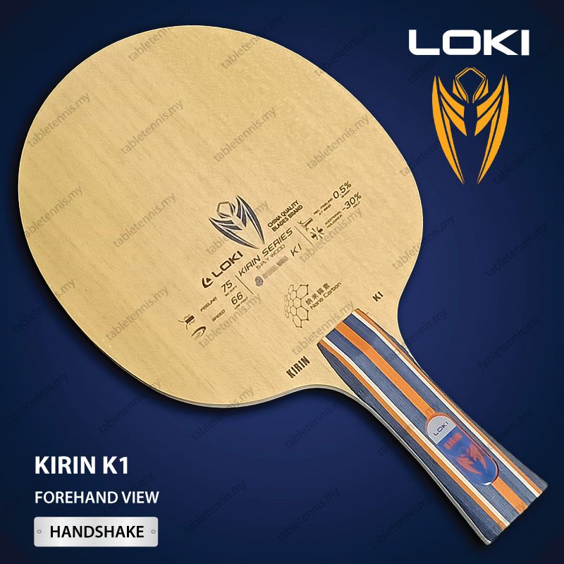 Loki Kirin K1 Composite Carbon Table Tennis Blade Paddle Bat Raket Ping ...