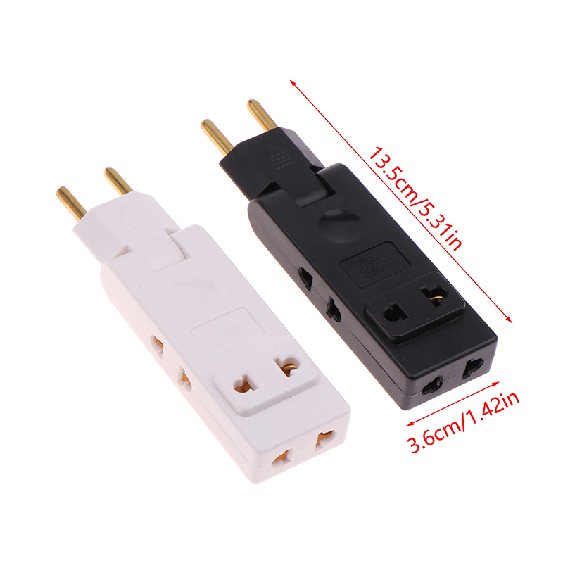 4 In 1 Portable Power Converter Wall Outlet Extension EU Plug Socket ...