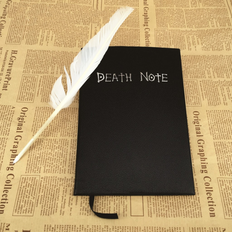 Anime Notebook Death Notebook With Feather Pen Deathnote Man Exhibition ...