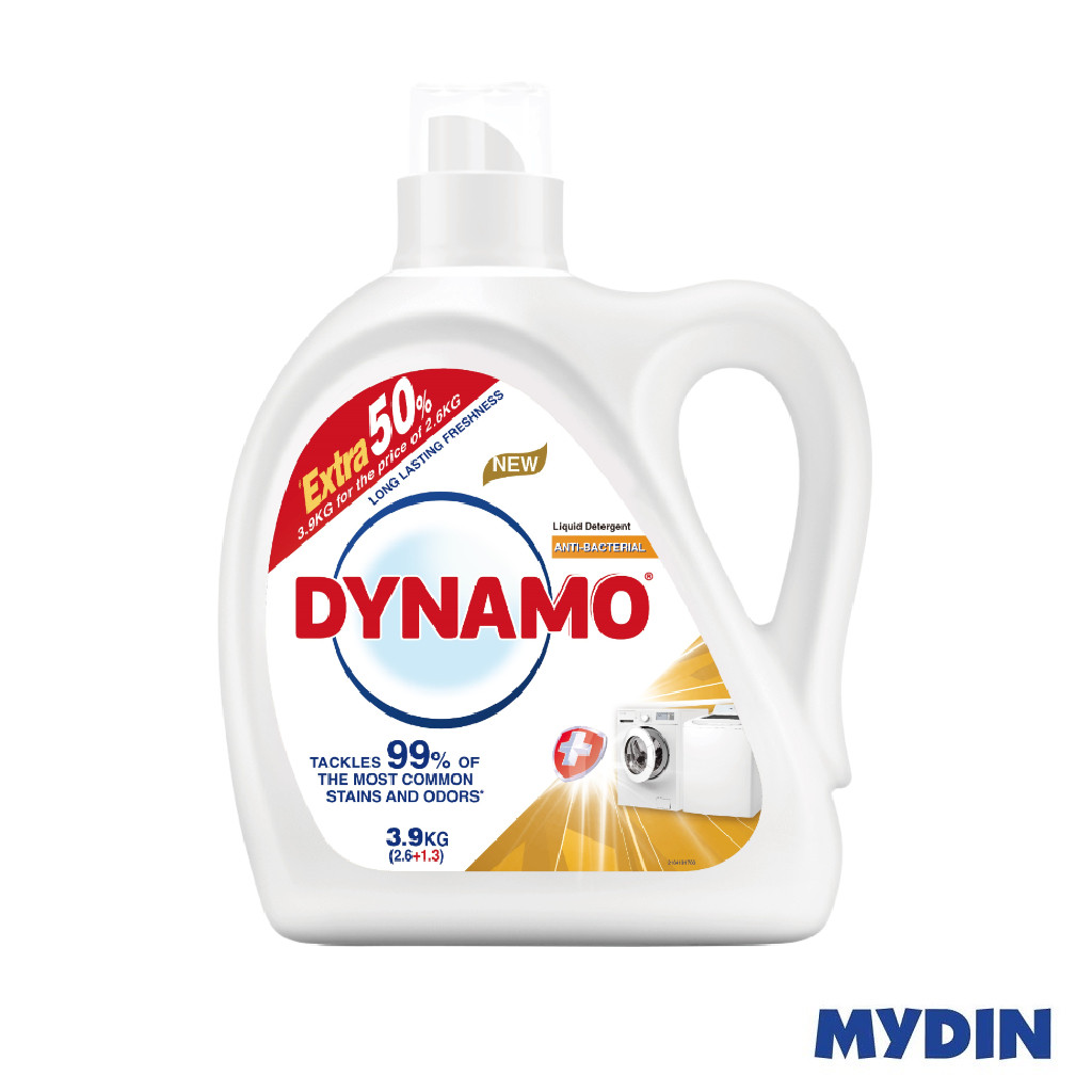 Dynamo Detergent Liquid - Anti Bacteria (3.9kg) | Lazada