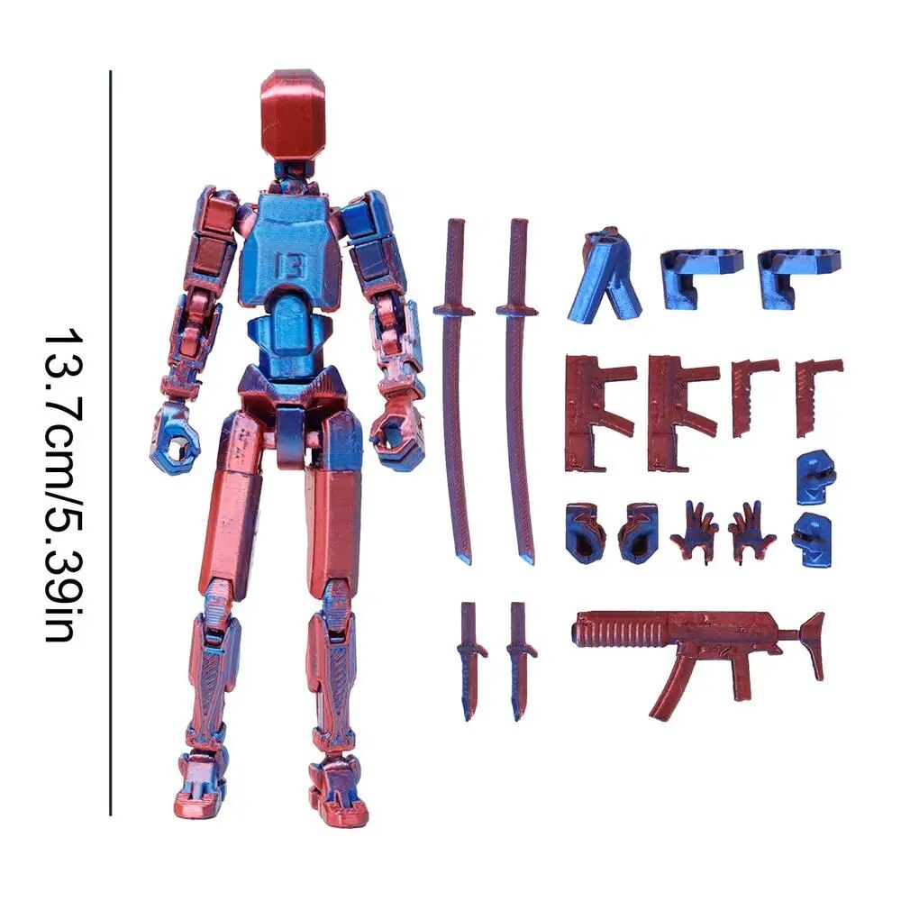 Titan Robot Action Figure 3D Printed with Full Articulation for Stop ...