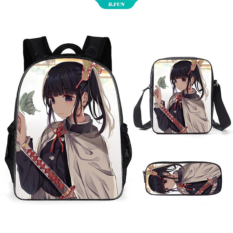 Anime Students Backpack Demon Slayer Tsuyuri Kanao Figures 3D Printing ...