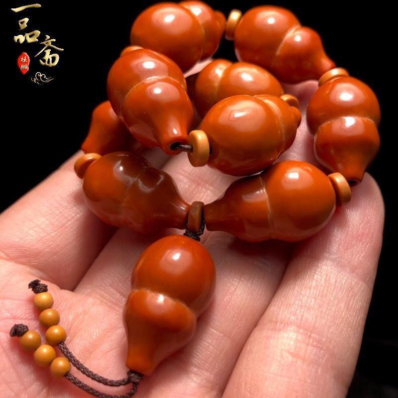 【Limited Time Offer】Hand Carved Olive Kernel Bracelet Carved Wen Play ...