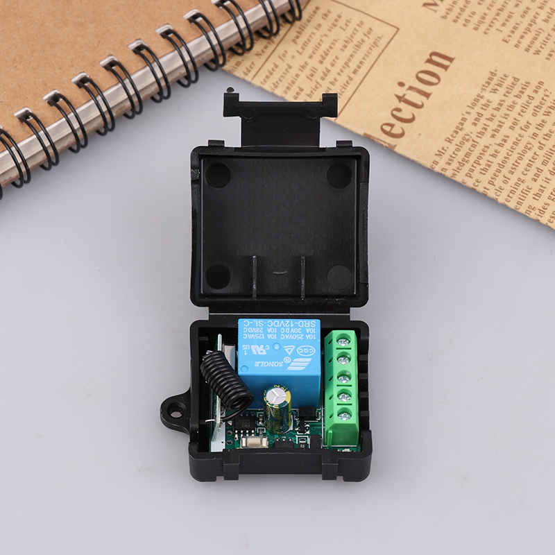 Universal Gate Remote Control Switch DC 12V RF433 Mhz Asking Code Relay ...