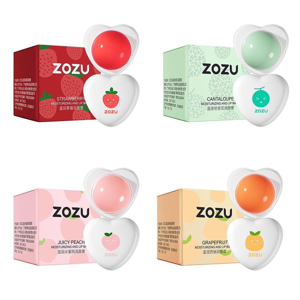 Cute Pudding Fruity Ball Shape Lip Balm Strawberry Lipstick Makeup ...