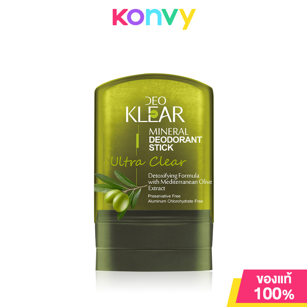 DEOKLEAR ดีโอเคลียร์ โรลออน สารส้มระงับกลิ่นกาย Mineral Deodorant Stick | Lazada.co.th