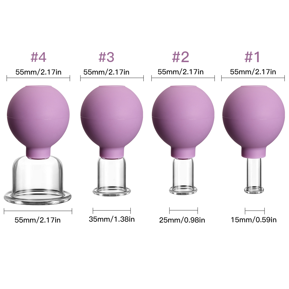 Massager for Face Rubber Cupping Massage Body Cup Facial Skin Lifting ...